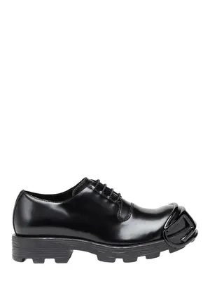 DIESEL® D-hammer So D Leather Derby Shoes - Black
