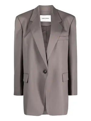 LOW CLASSIC Notched-lapel Jacket - Grey