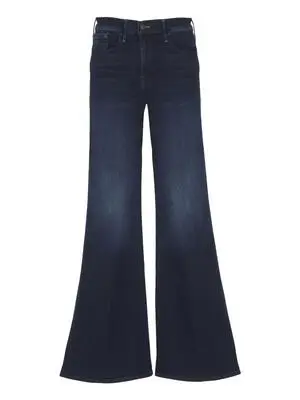 MOTHER Five-pocket Wide Leg Jeans - Blue