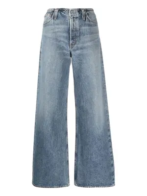 AGOLDE Lex Organic Cotton Wide Leg Jeans - Blue