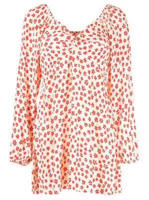 FAITHFULL THE BRAND Faithfull The Brand Amias Floral-Print Minidress