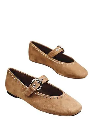 REFORMATION Bethany Flats Camel