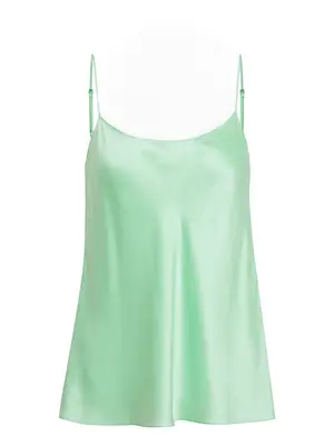 Vince Vince. Silk-Satin Crepe Camisole Mint
