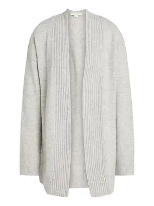Vince Wool And Cashmere-blend Cardigan - Light Gray