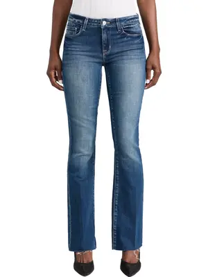 L'Agence Sneeki Sneaker Straight Jeans - Hasting