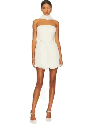 NANA JACQUELINE Chloe Mini Dress - White