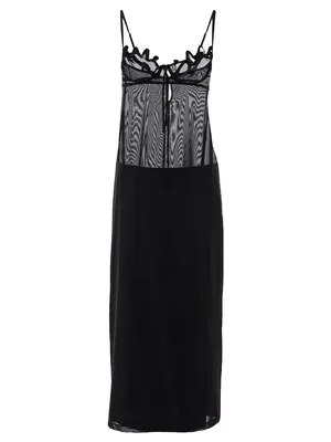 Y/project Wire Brasier Slip Dress - Black