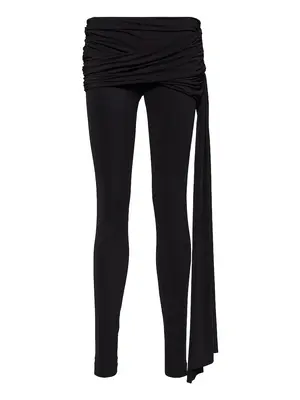 Magda Butrym Low-rise Jersey Leggings - Black