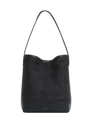 MANSUR GAVRIEL Everyday Cabas Black Raffia