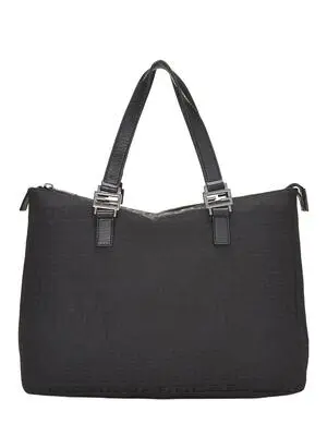 Fendi Zucchino Tote - Black