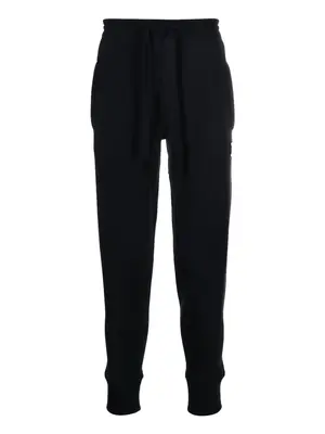 Dolce & Gabbana Logo-plaque Knitted Track Pants - Blue