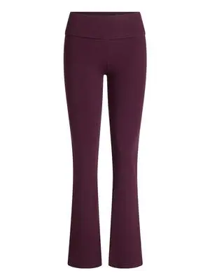 SKIMS Cotton Jersey Foldover Pants - Currant