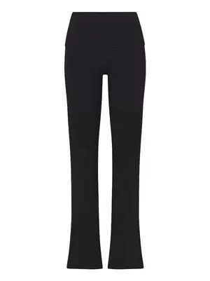 SKIMS Cotton Jersey Foldover Pants - Soot