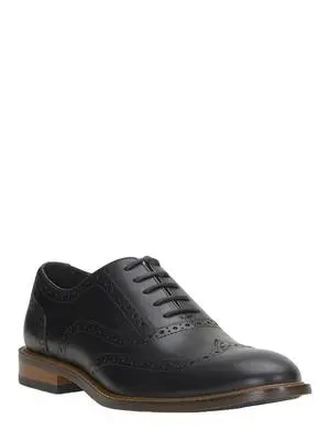 Vince Camuto Lazzarp Leather Oxford Shoe - Black/black