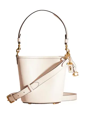 COACH Dakota Bucket Bag 16 - Brass/chalk