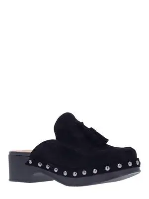 L'AMOUR DES PIEDS Gracen Studded Clogs - Black