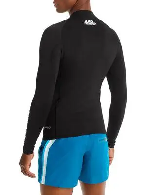 Sundek Regular Fit Long Sleeve Rash Guard - Black