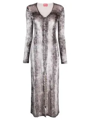 DIESEL® Photograph-print Dress - Grey