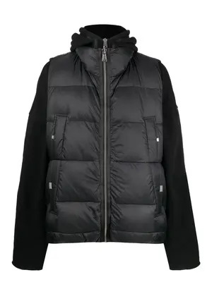 C2H4 High-neck Padded Gilet - Black