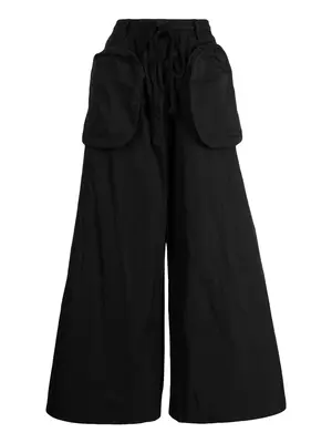 MELITTA BAUMEISTER Wide-leg Trousers - Black