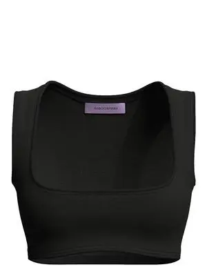 MARGHERITA MACCAPANI Square-neck Bra Top - Black