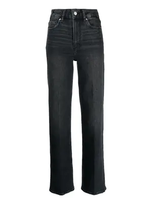 Paige Sasha Wide-leg Jeans - Black