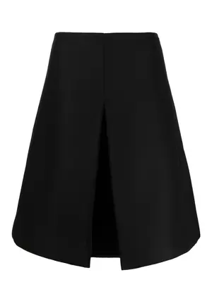 KHAITE KHAITE Boris Virgin Wool-Blend Skirt