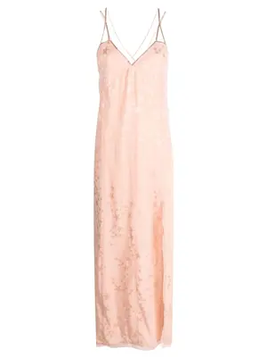 Zadig&Voltaire Rohal Star-jacquard Silk Dress - Pink