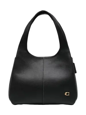 COACH Lana Pebbled-leather Tote - Black