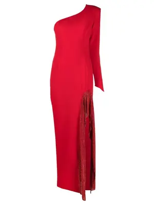 JEAN-LOUIS SABAJI One-shoulder Maxi Dress - Red