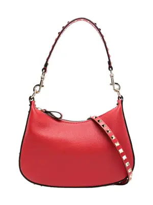 Valentino Garavani Rockstud Shoulder Bag - Red