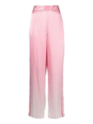 Casablanca Silk Trousers - Pink