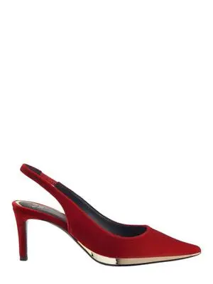 GIUSEPPE ZANOTTI Virgyn 70mm Velvet Pumps - Red