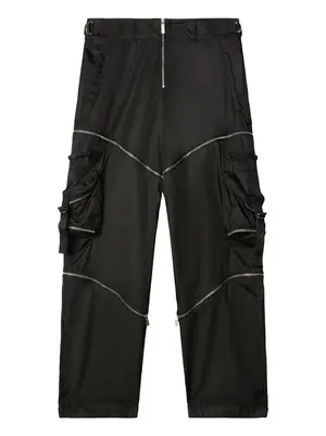 Off-White Zip Cargo Pants - Black