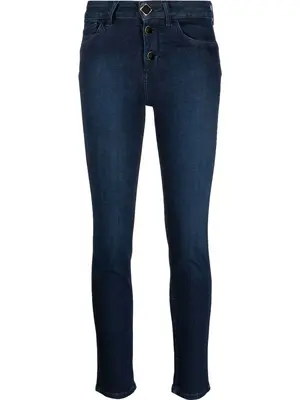 Liu Jo Mid-rise Skinny Jeans - Blue