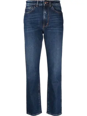 3x1 Claudia Mid-rise Straight-leg Jeans - Blue