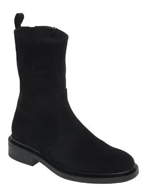 Cordani Blaize Leather Bootie - Black Suede