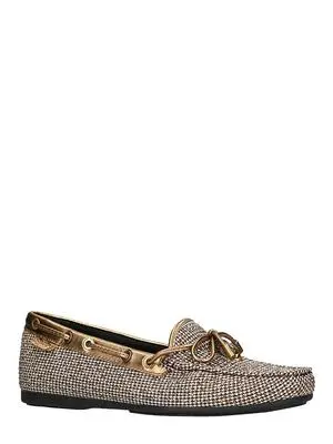 Kurt Geiger Eagle Moccasin Boat Loafers - Dark Beige