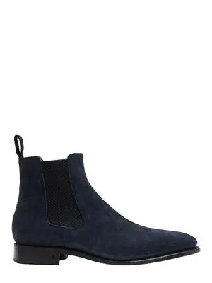 John Varvatos Amsterdam Pull On Chelsea Boots Navy