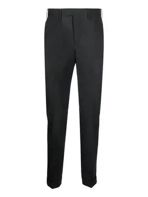 PT TORINO Straight-Leg Tailored Trousers Grey