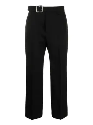 JIL SANDER Jil Sander Buckled Pleated Trousers