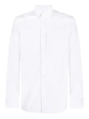 Ralph Lauren Purple Label Pointed-collar Long-sleeve Shirt - White