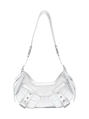 BIASIA BIASIA Y2K Leather Shoulder Bag Silver