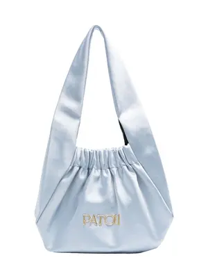 Patou Le Biscuit Mini Tote - Blue