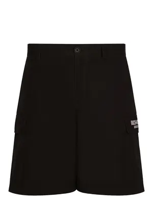 Dolce & Gabbana Logo Bermuda Shorts - Black