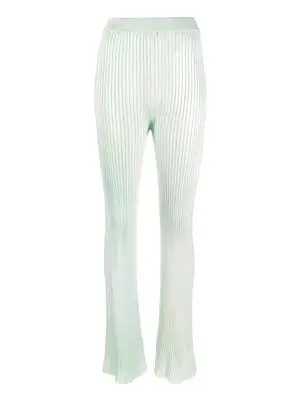 JIL SANDER Flared-leg Trousers - Green