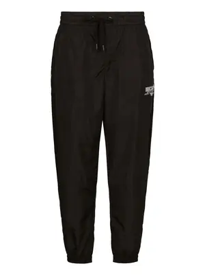 Dolce & Gabbana Logo-print Drawstring Track Pants - Black