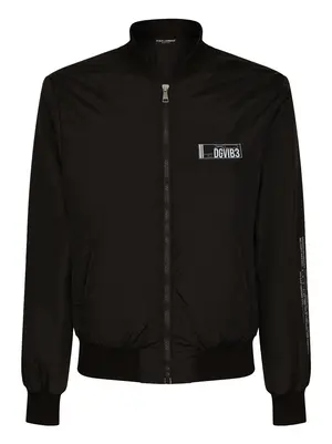 Dolce & Gabbana Logo-patch Jacket - Black