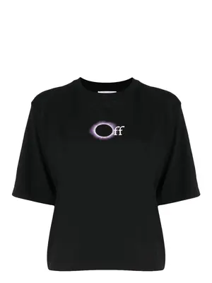 Off-White Logo-print T-shirt - Black