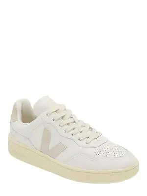 VEJA V-90 Leather Sneakers - Extra-white/natural
